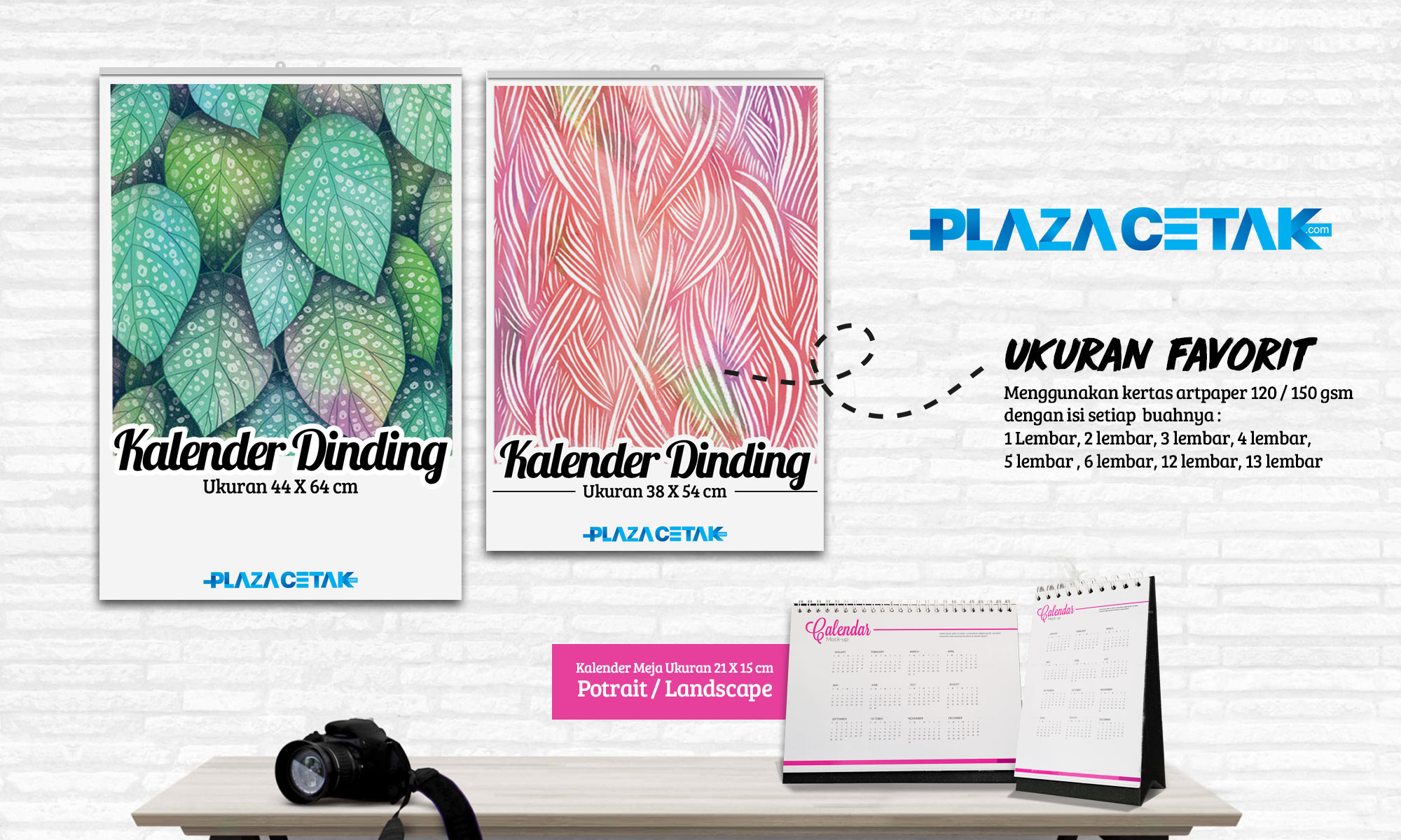 Cetak Kalender - Plaza Cetak - Percetakan Murah Berkualitas